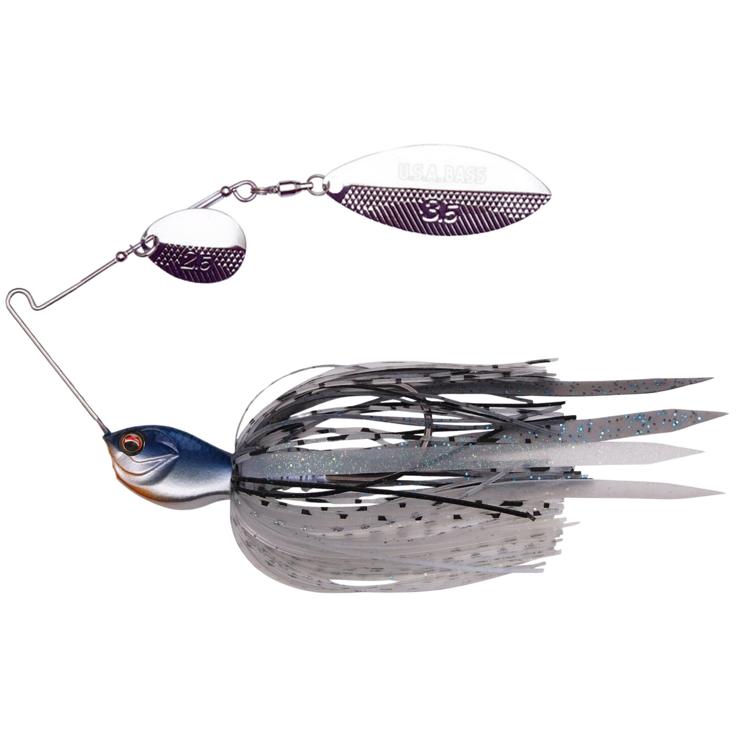Apache Attack Spinnerbait - Threadfin Shad – U.S.A. Bass Tackle